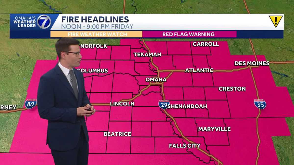 Omaha morning weather forecast for Friday, March 27
