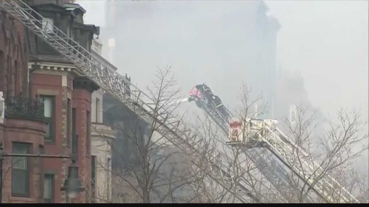Firefighters injured in massive Back Bay fire