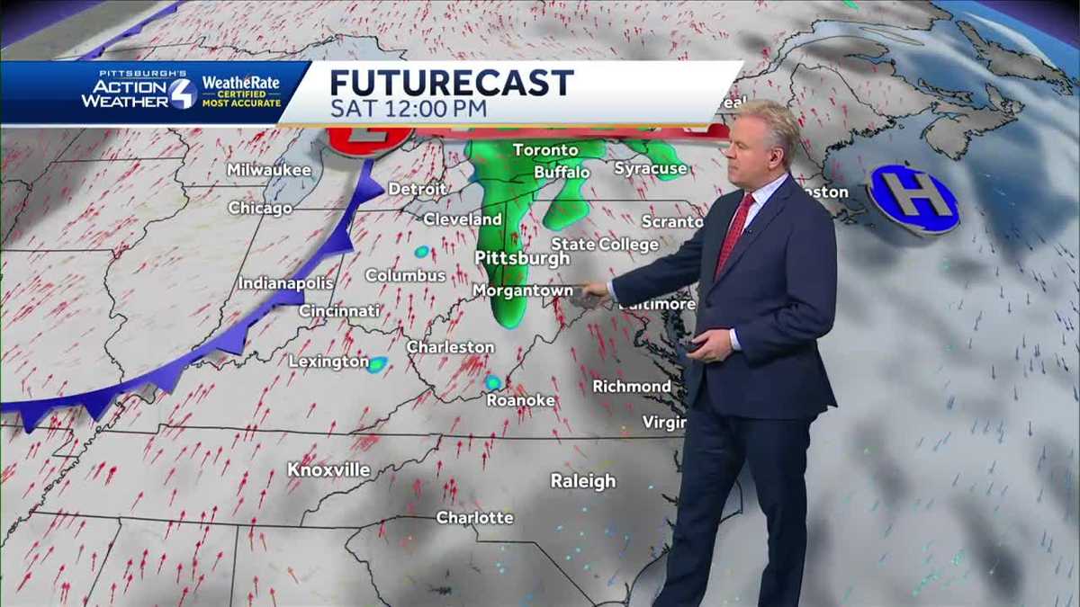 Mostly Cloudy Friday morning
