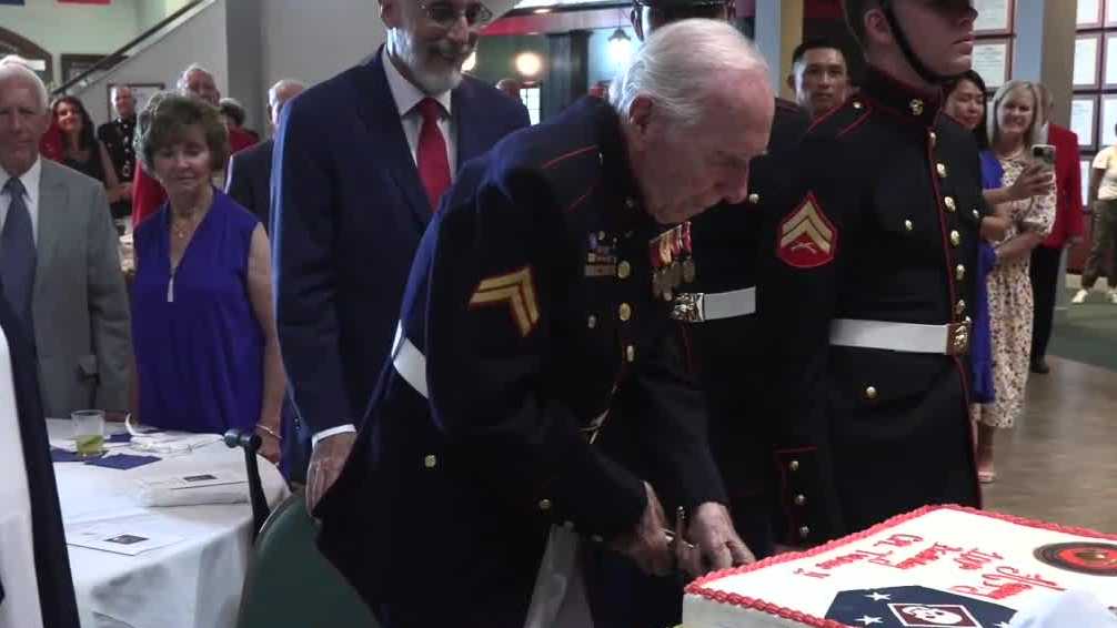 WWII veteran celebrates his 100th birthday