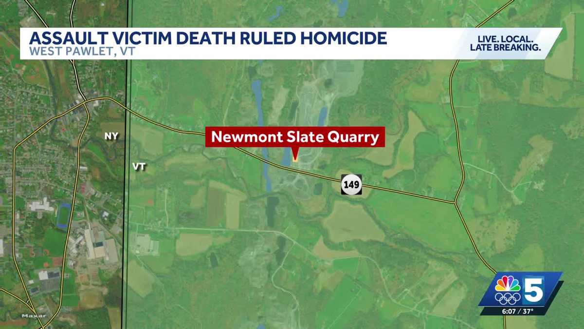 Vermont quarry assault victim hospitalized since August dies