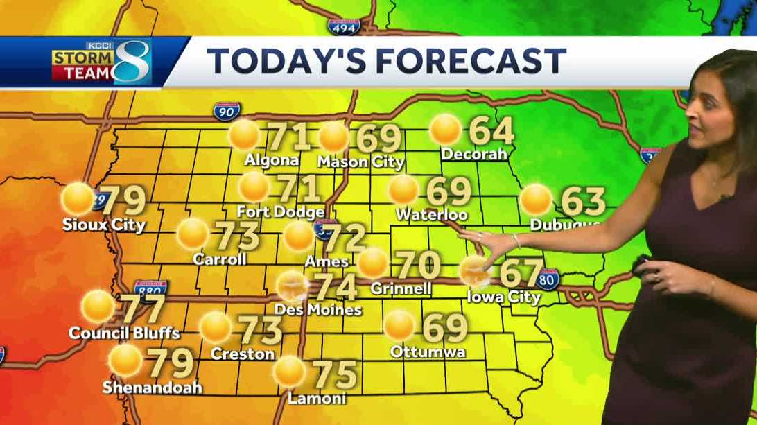 Iowa weather: Mild end of the week ahead of warmer and active weather
