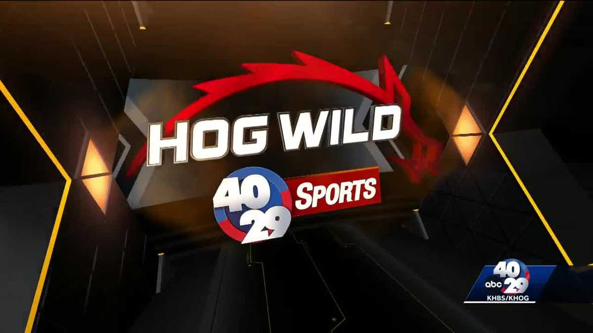 Arkansas fans tailgate ahead of game against Fighting Irish