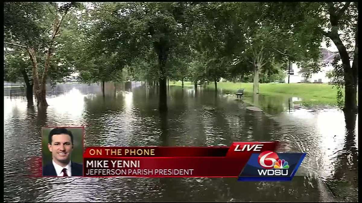 Mike Yenni talks flooding in Jefferson Parish