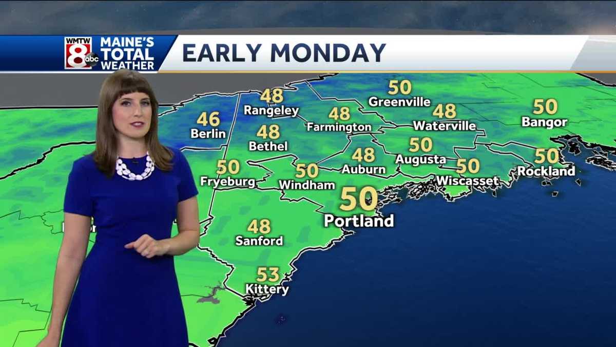 Here's a look at your Sunday evening forecast