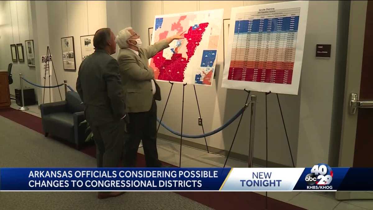 Arkansas officials consider changes to congressional districts