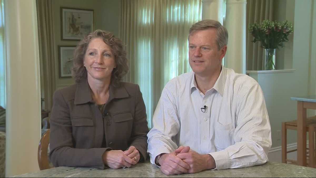 At home with gubernatorial candidate Charlie Baker