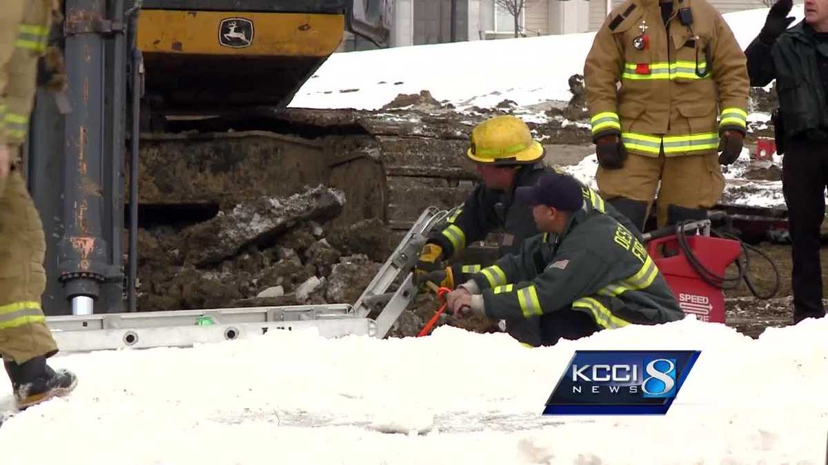 Crews work 6 hours to free man killed in trench collapse