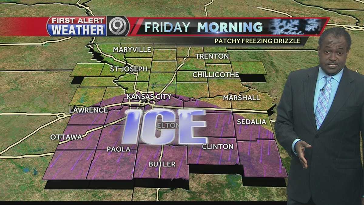 Patchy ice could make roads slick Friday morning