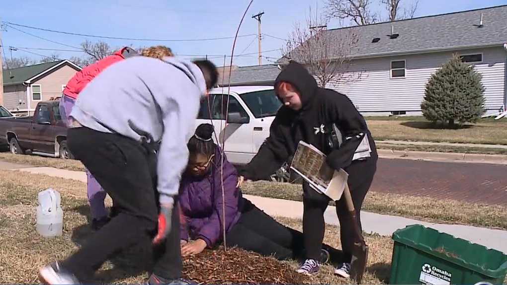 New trees planted seeks to beautify a North Omaha community