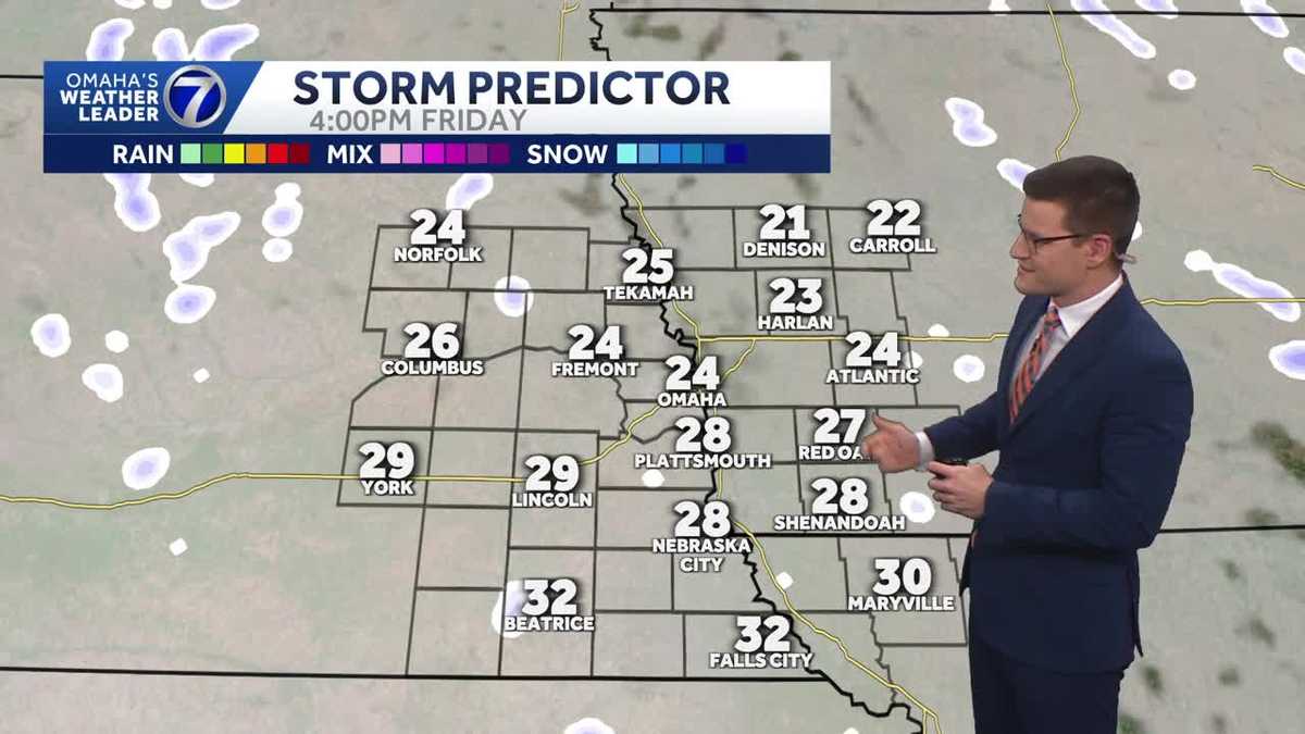 Omaha weather: Strong wind, light snow possible Friday