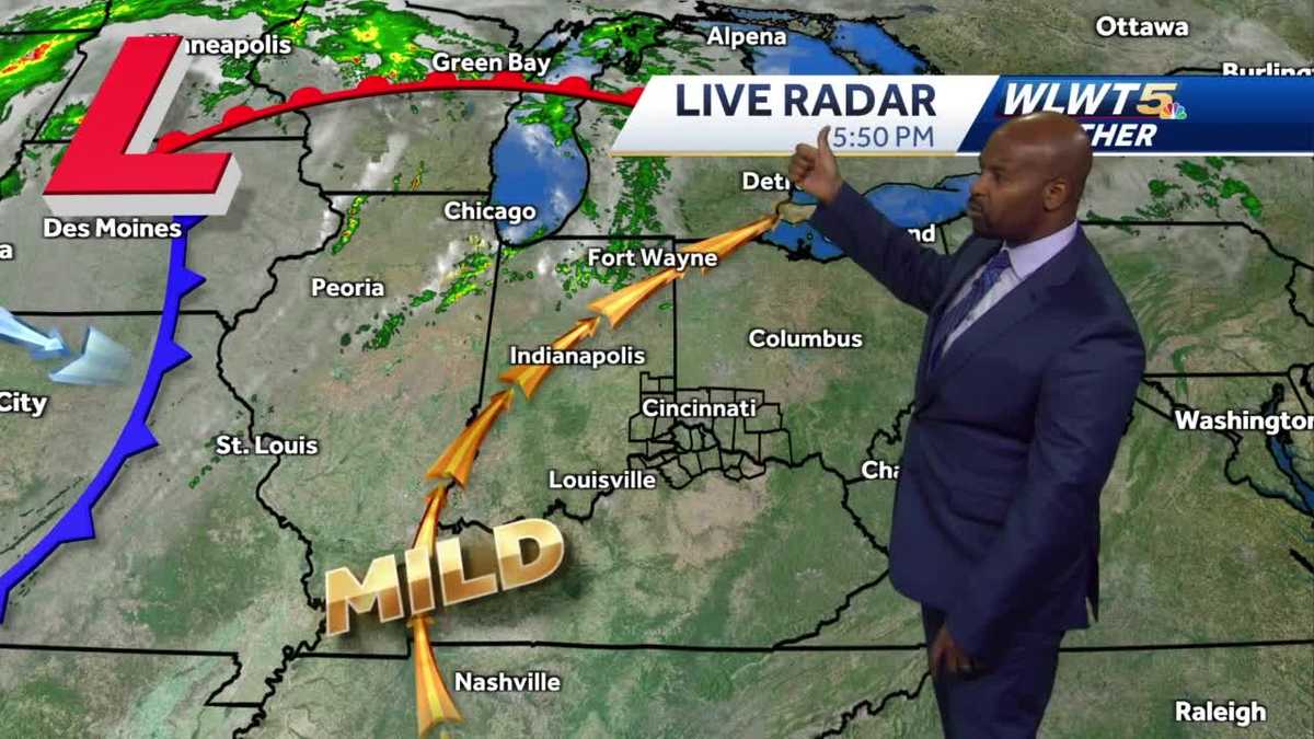 Showers return Thursday