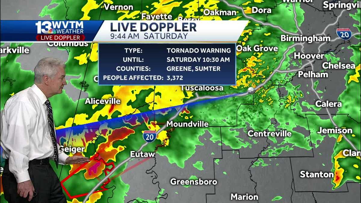 Tornado Watch for Central Alabama