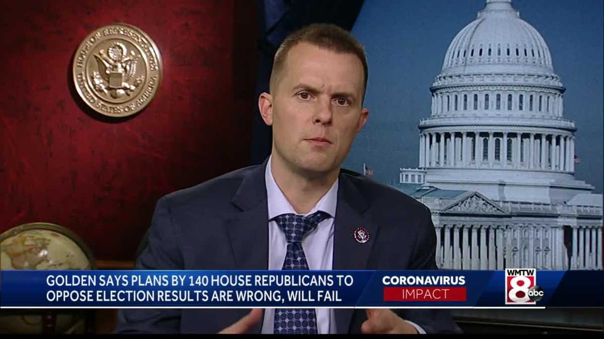 Congressman Golden says GOP members who oppose final election ...