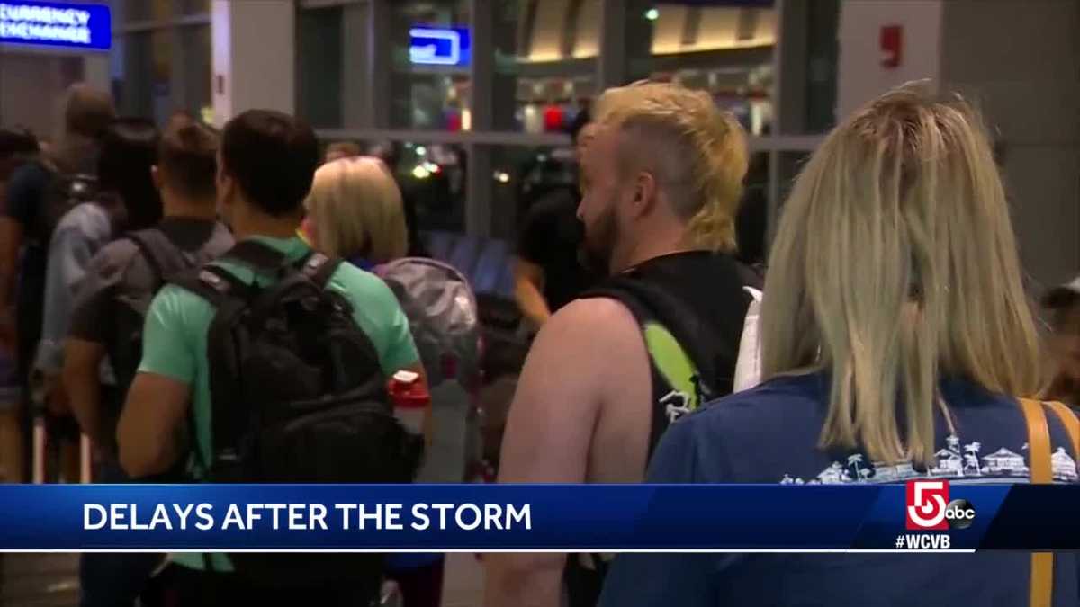 Logan deals with delays after powerful storm