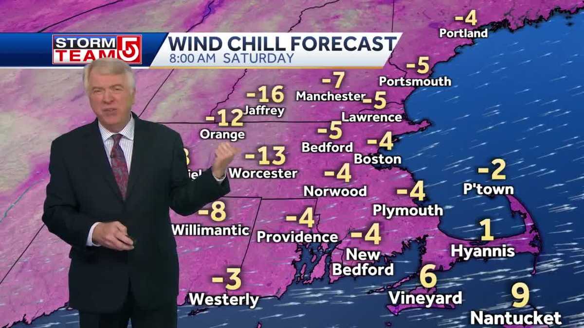 Video: Gusty winds, bitter cold for Christmas weekend