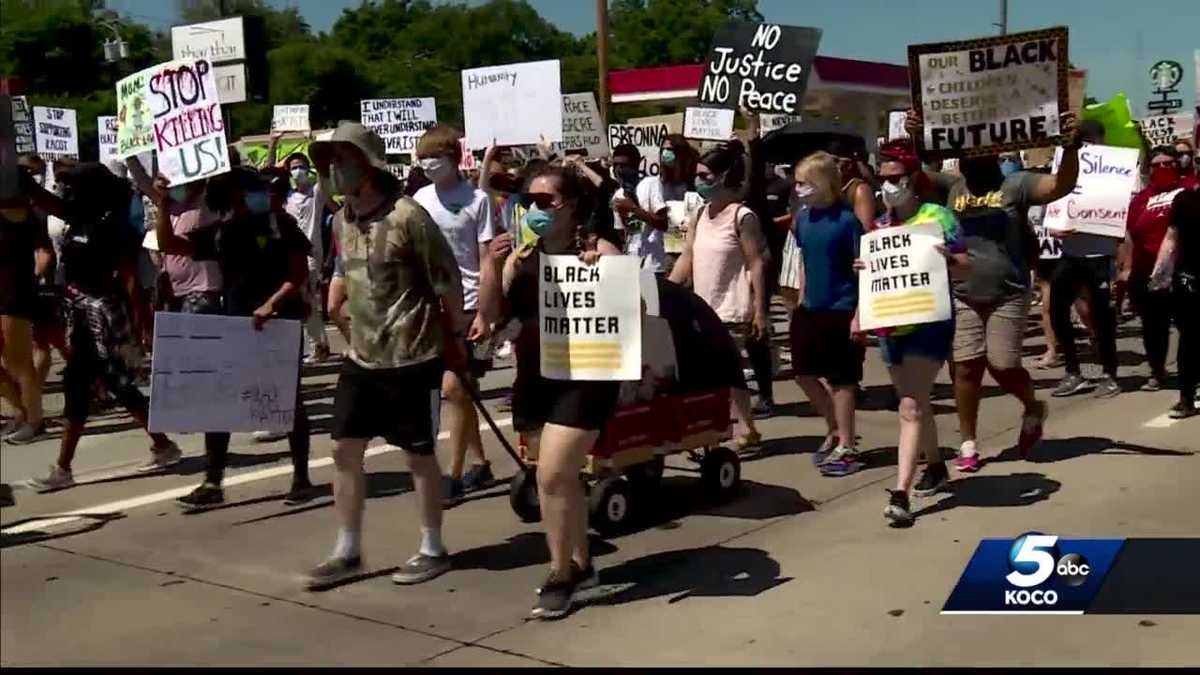 'We are out here marching for justice': Thousands march, peacefully ...