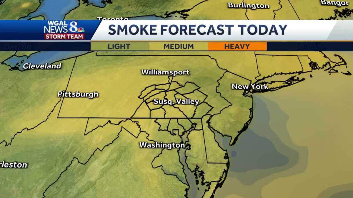 Hazy conditions continue across the Susquehanna Valley