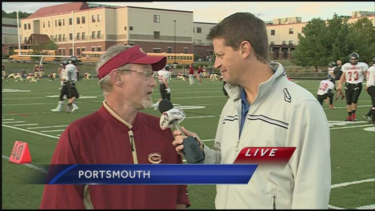 Jamie Staton's pregame interview with Portsmouth head coach