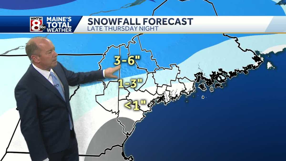 First flakes for many later today and tonight