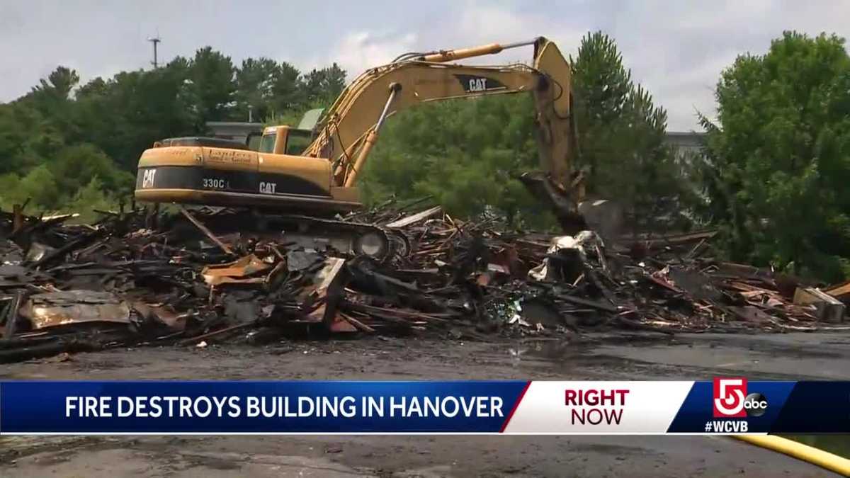 3-story office building gutted by overnight fire