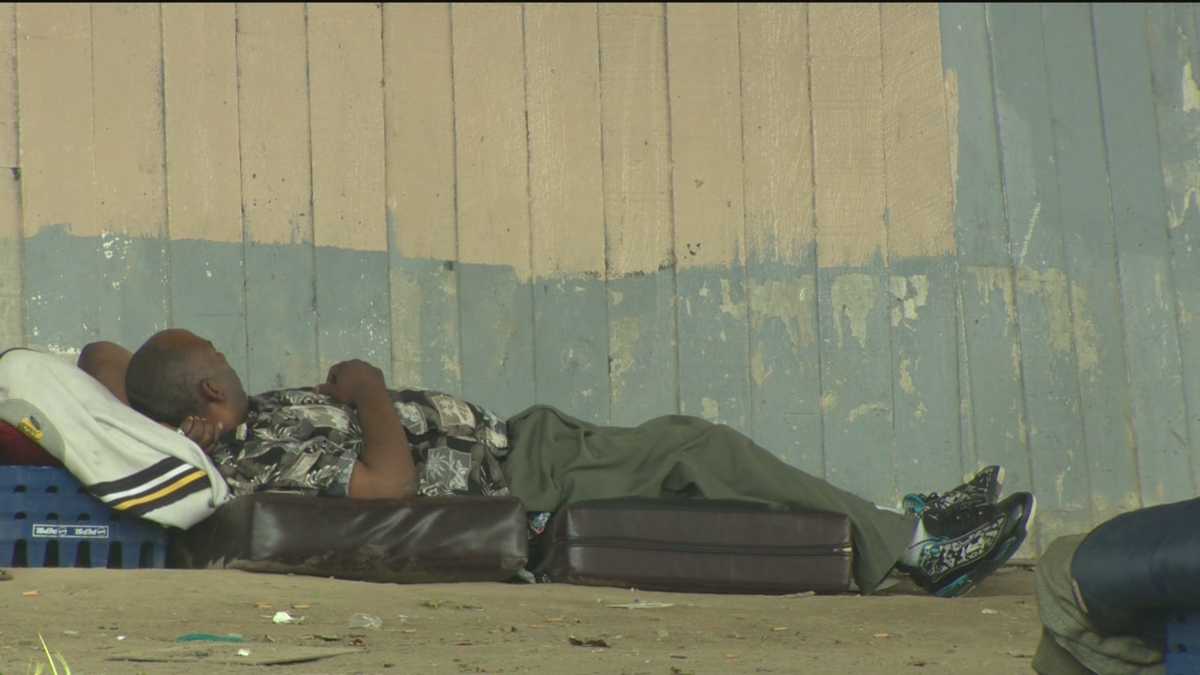 Homeless camp evicted in Baltimore