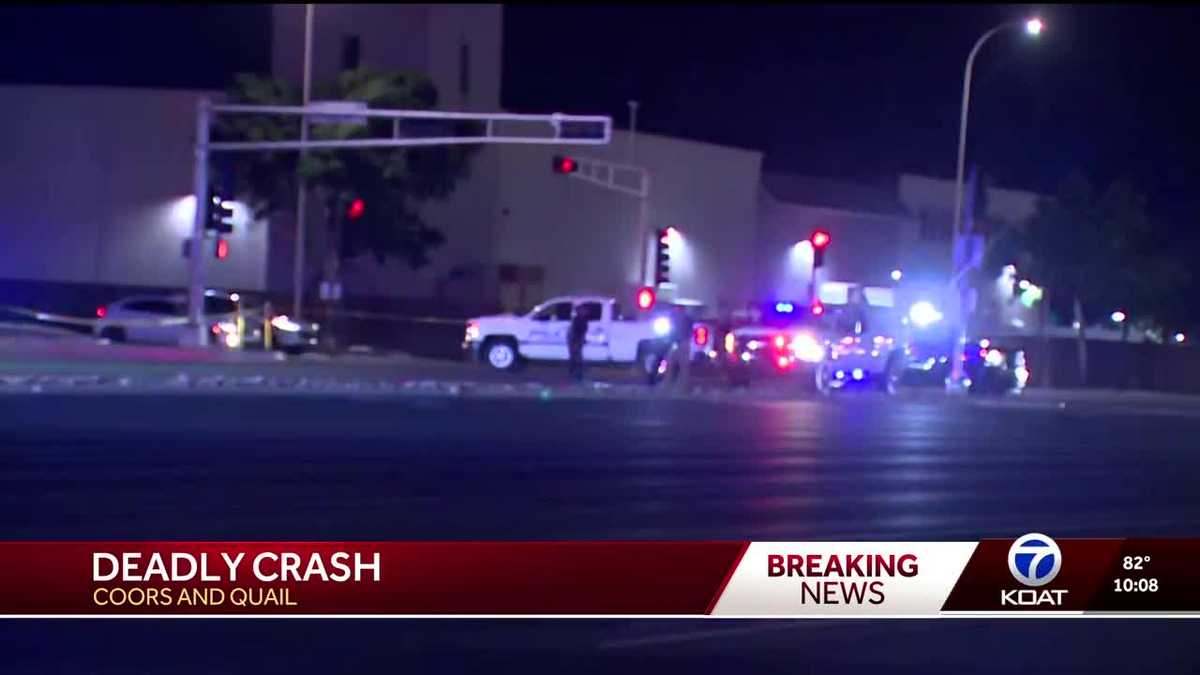 APD investigating fatal crash on Coors Boulevard