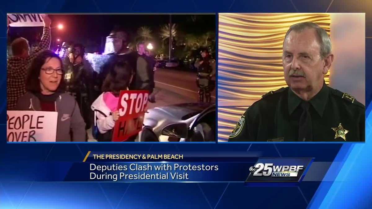 Sheriff addresses problems with recent protest