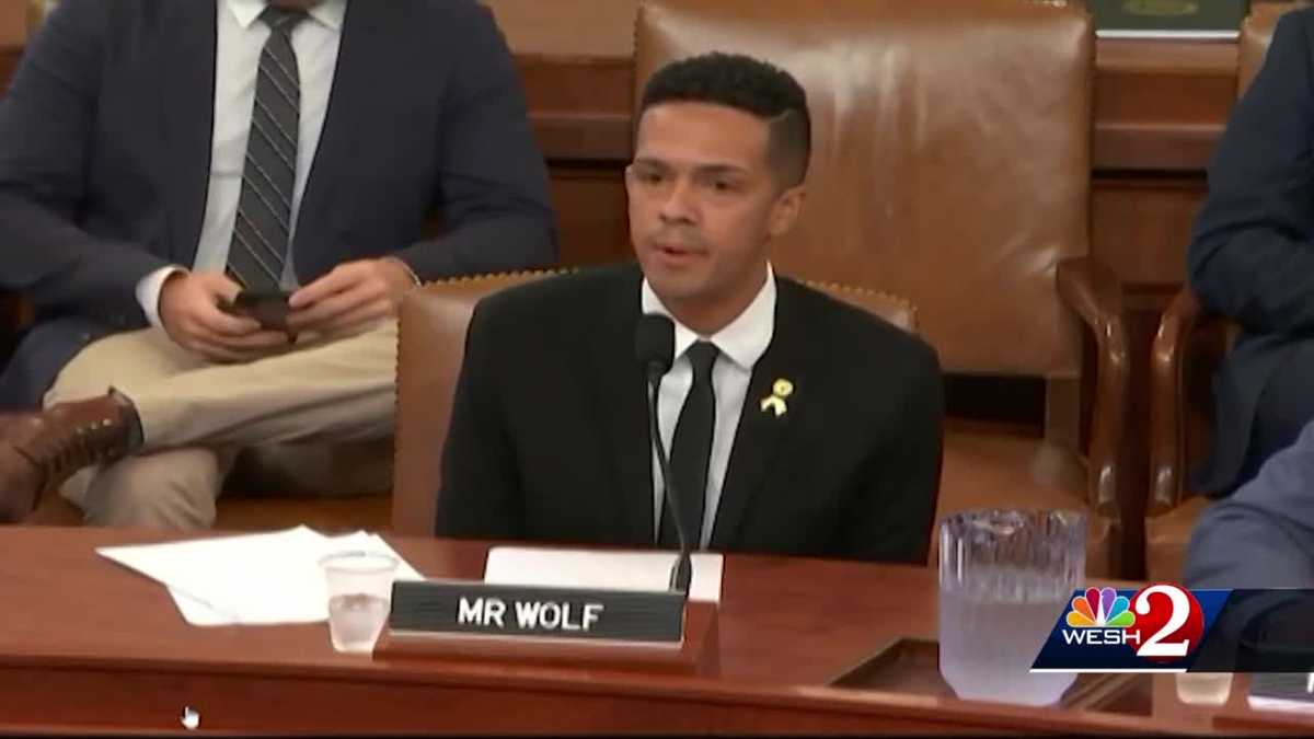 Pulse survivor Brandon Wolf speaks with WESH after delivering powerful ...