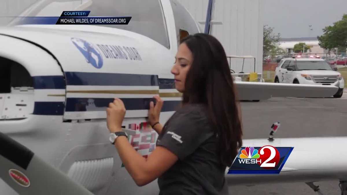 Female pilot aims to inspire women, fly around the world