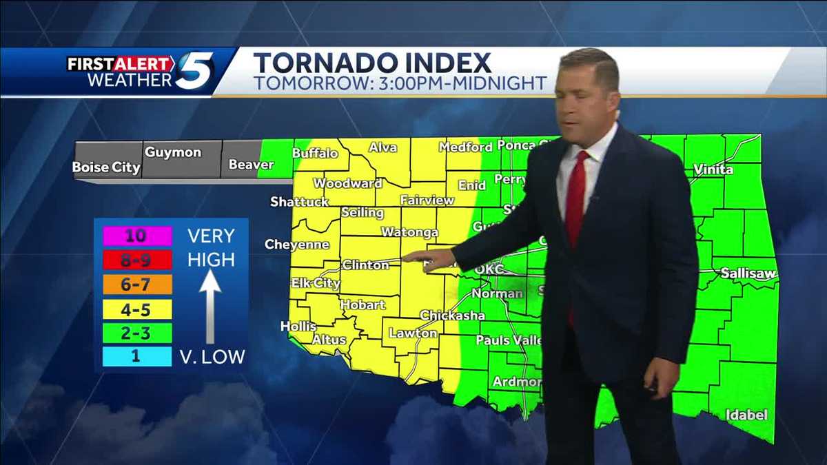 Severe storm chance returns tomorrow