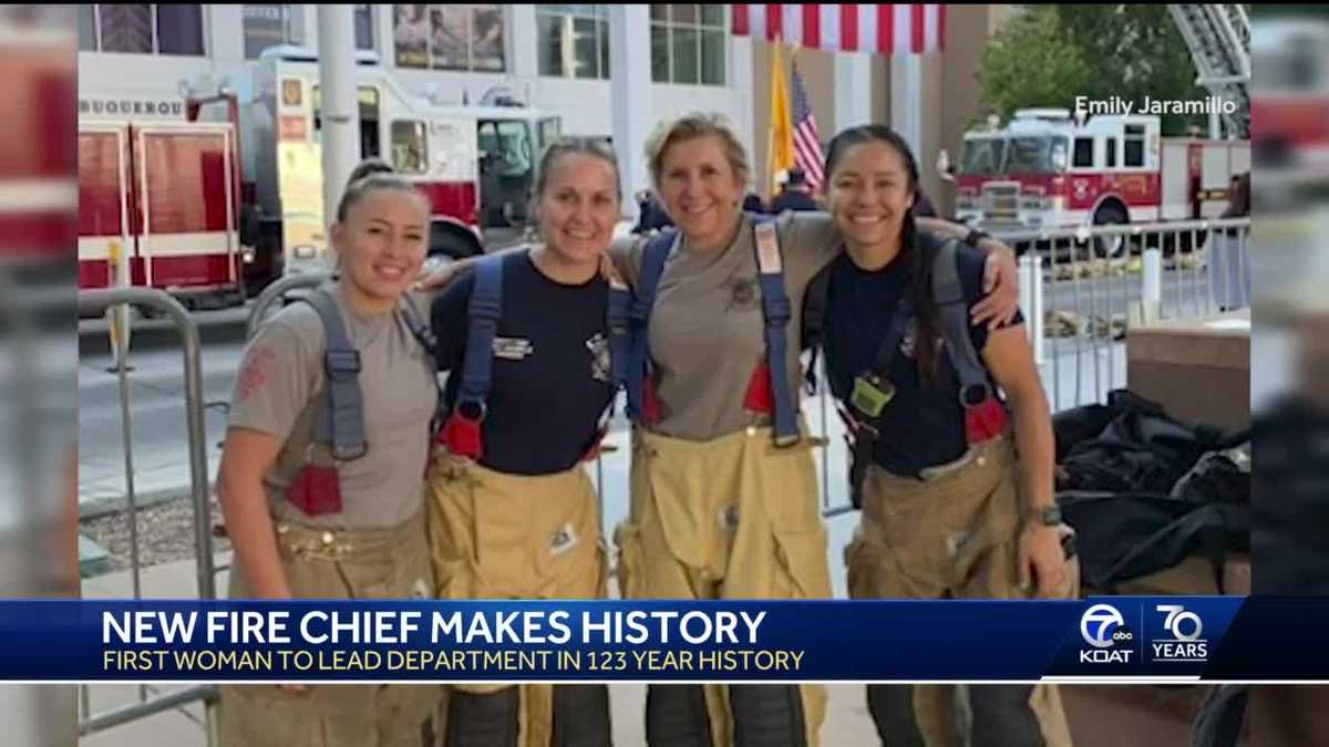 Making history: Woman now leading Albuquerque Fire Rescue
