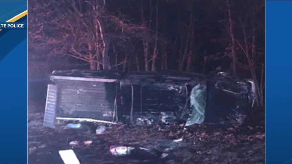 New Hampshire man taken into custody after truck crashes