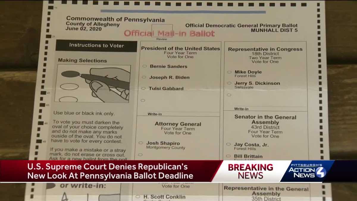 Supreme Court will not expedite Republican appeal to exclude Pa ...