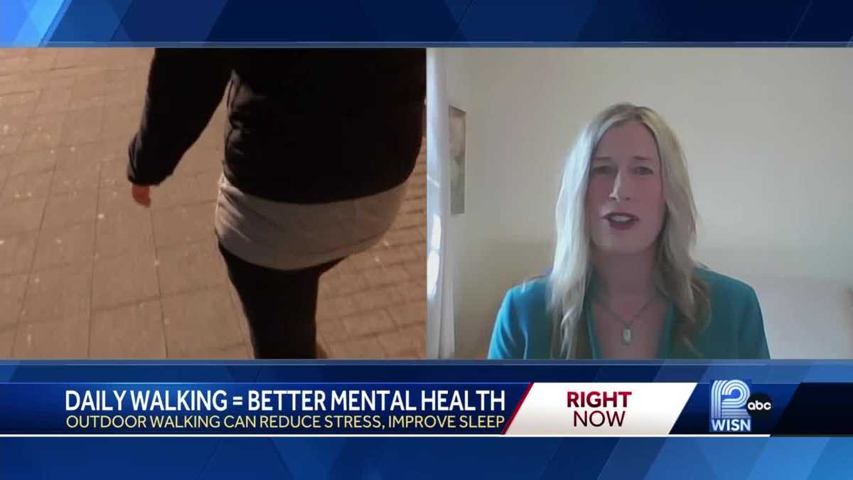 Daily walking benefits mental health