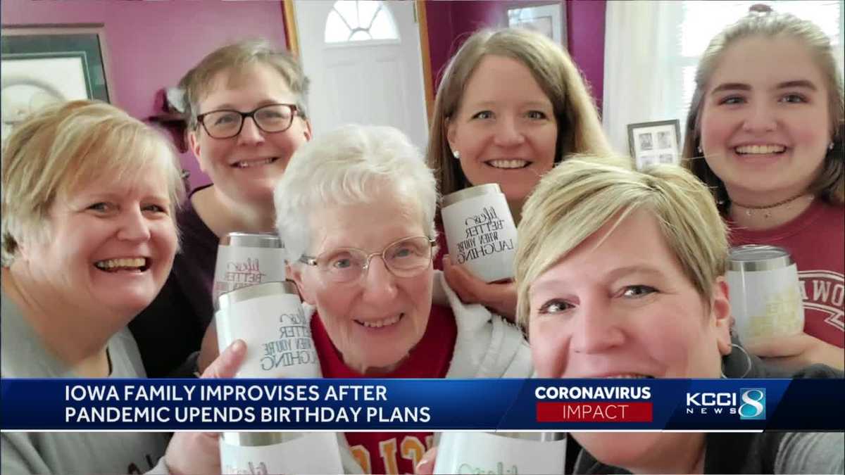 Iowa family improvises after pandemic upends birthday plans