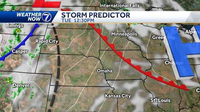 Missouri River levels rising, storms possible late tonight