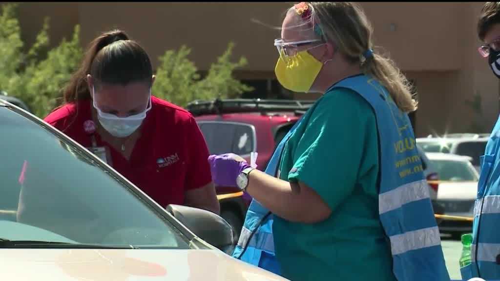 UNMH hosts free drive-thru flu shot clinic