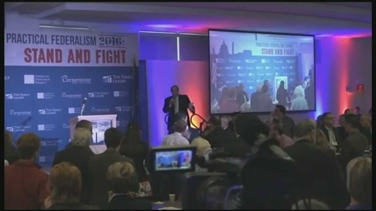 Three Republican presidential candidates speak at American Principles ...