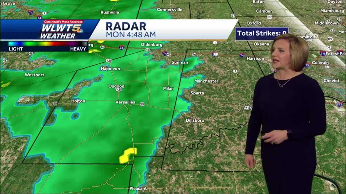 Rain Showers for the AM Rush