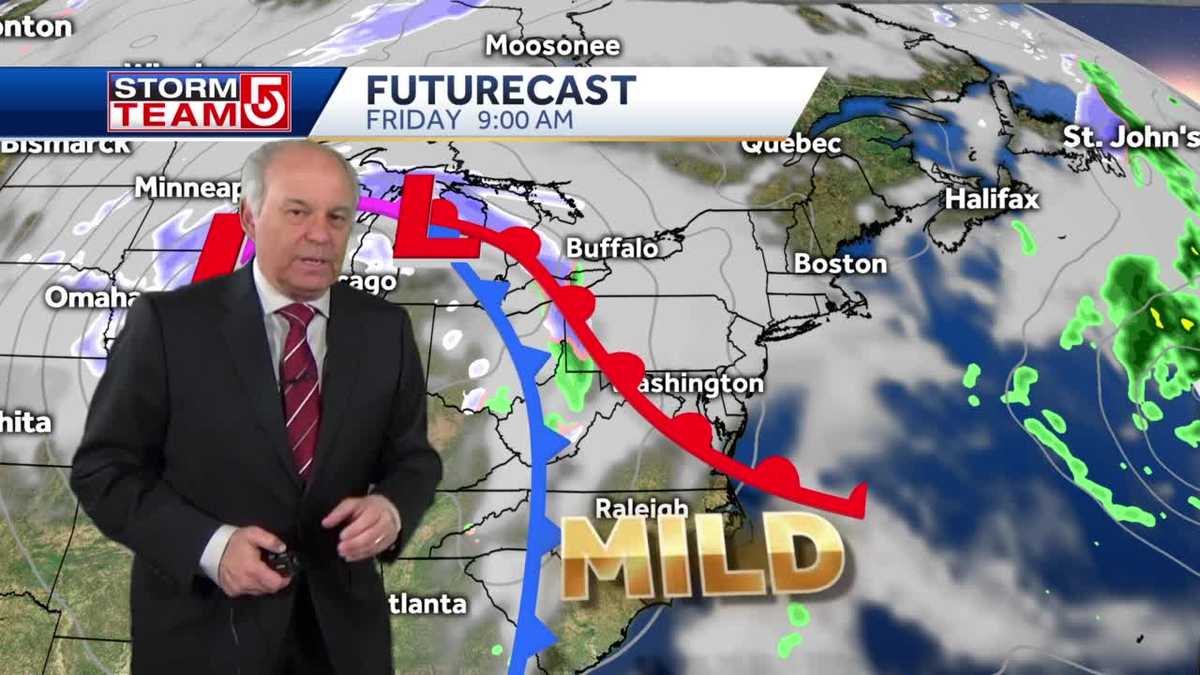Video: Clouds, sprinkles Thursday; Bigger storm Saturday