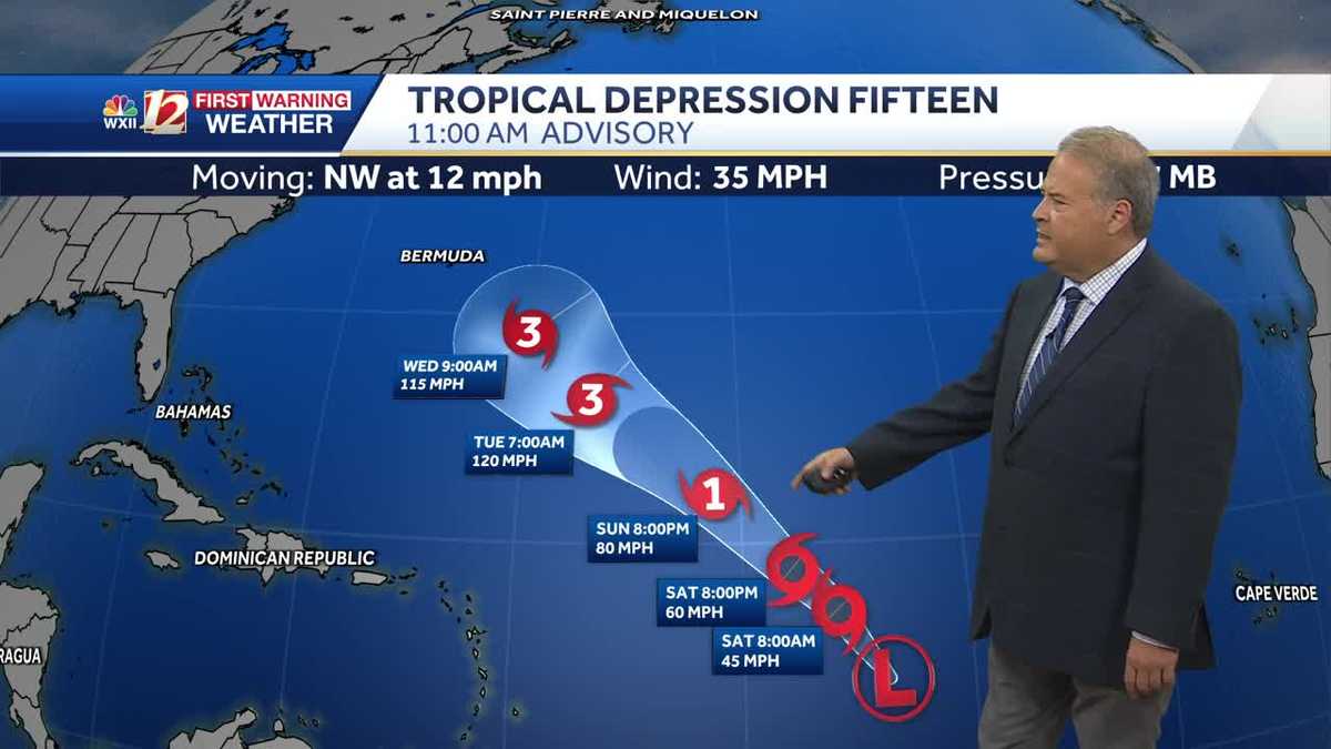 WATCH: Nice Saturday. Showers Sunday