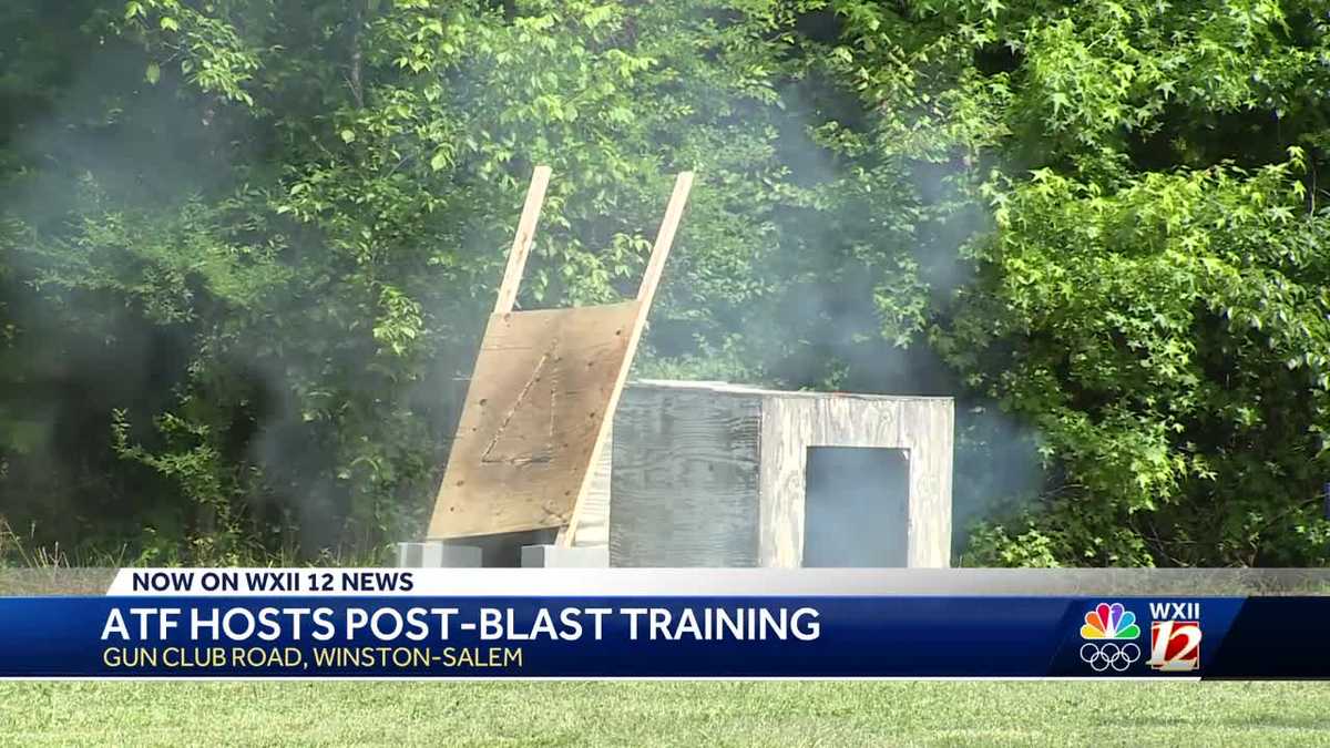 North Carolina ATF agents hold post blast training in Winston-Salem