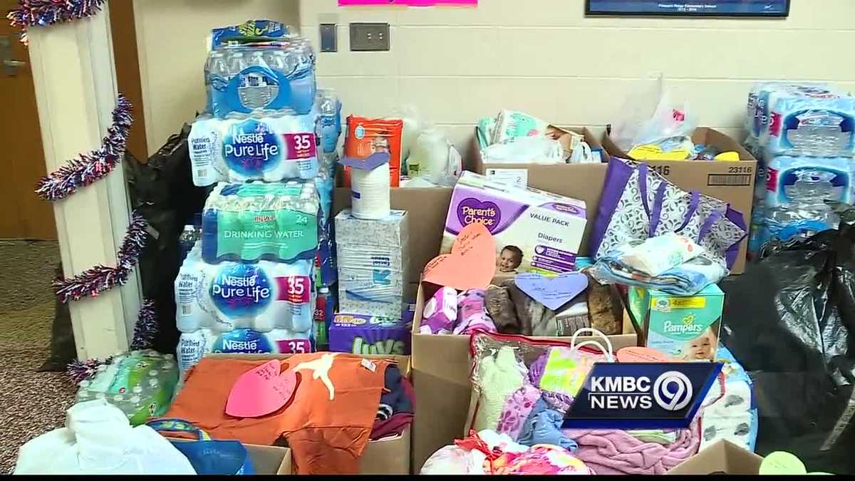 Massive donation drive organized by Olathe 10-year-old