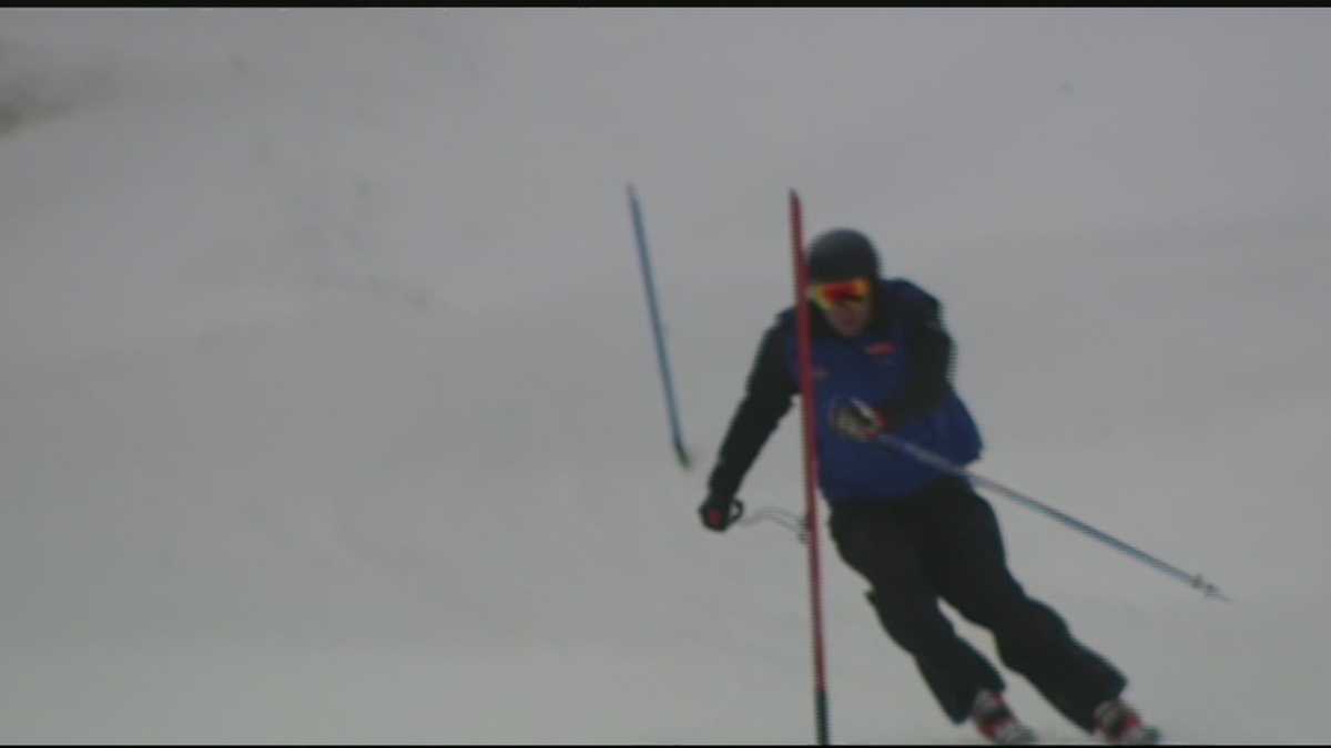 Cameron tries Olympic ski racing!
