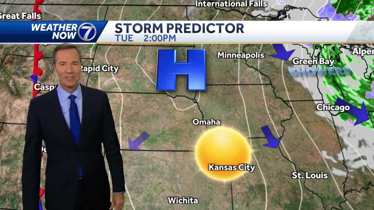 Monday evening October 17 Omaha weather forecast