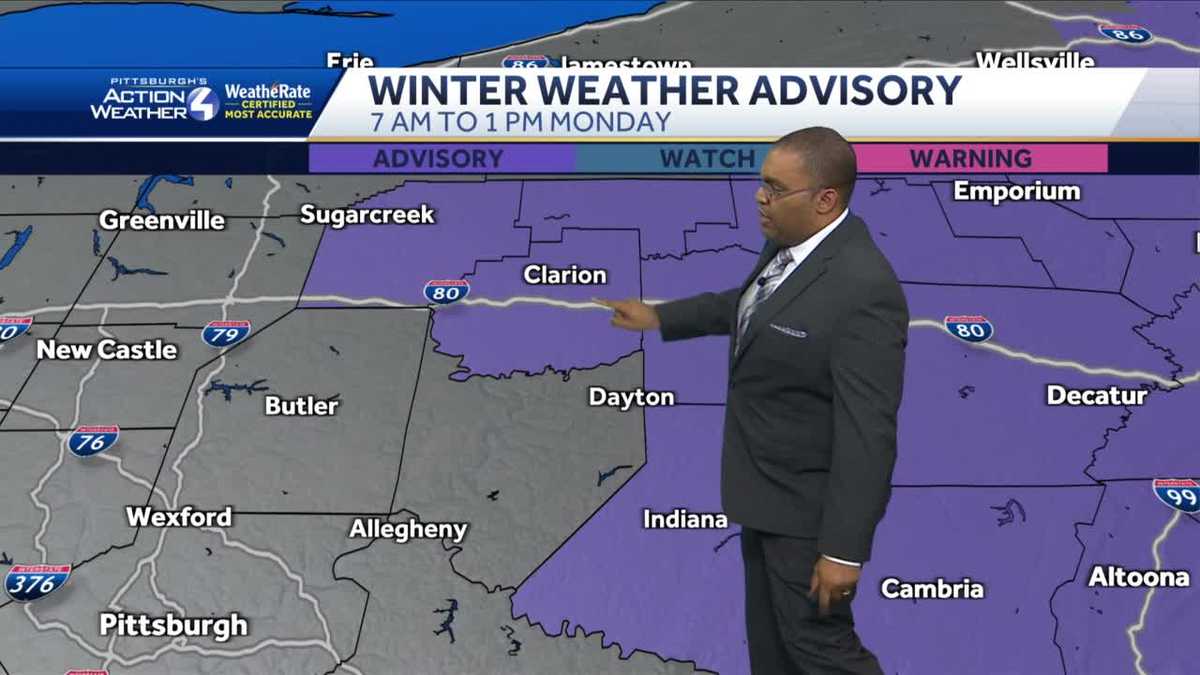Impact Day Monday: snow to rain