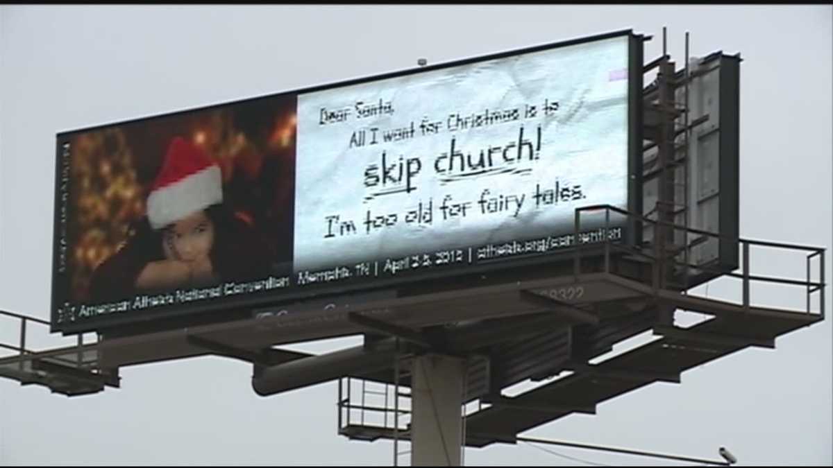 Atheist Group Sponsors Billboard Along I 49