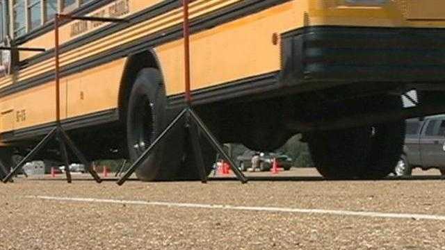 Drivers participate in School Bus Rodeo