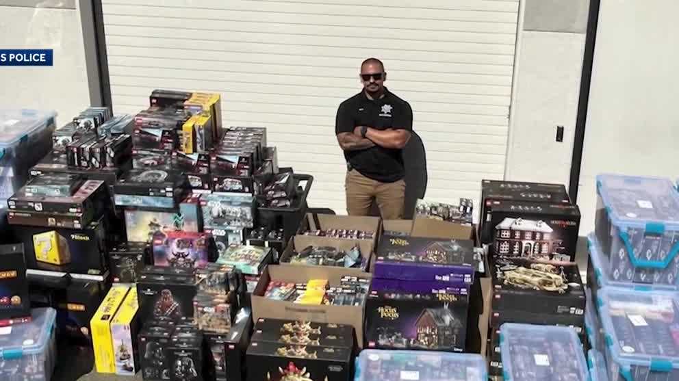 Davis Police arrest 2 men and recover $80,000 worth of Legos